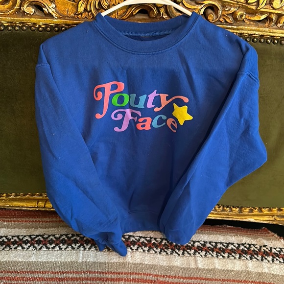 Addison Rae | Shirts & Tops | Addison Rae Pouty Face Sweatshirt | Poshmark